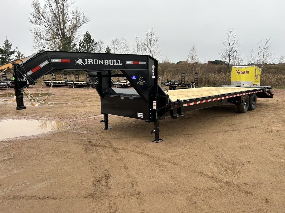 2025 Iron Bull Gooseneck 102x28 with Rampage Ramps - 14K
