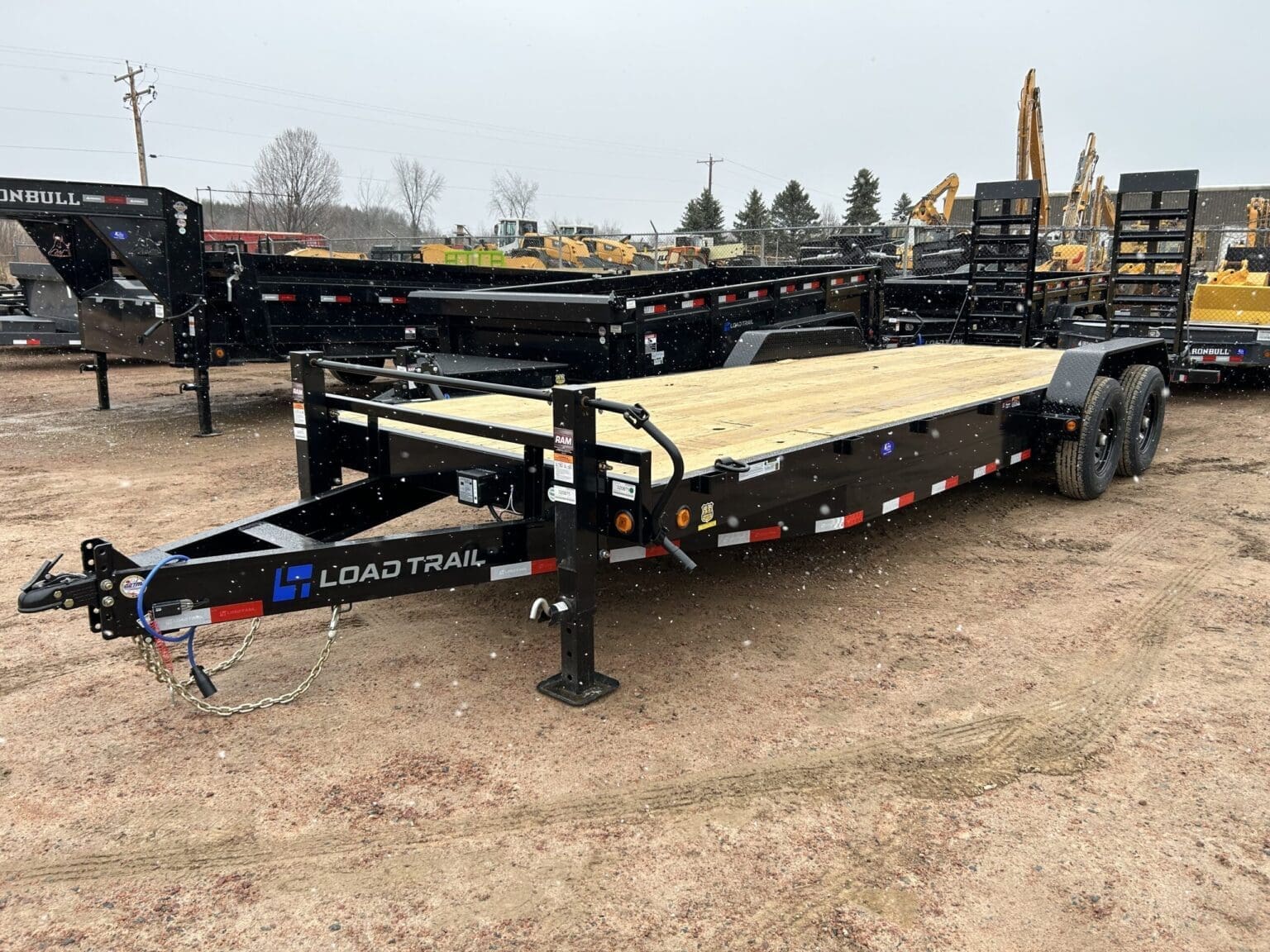 2025 LoadTrail 83x24 14K Equipment Trailer - Stand-Up Ramps